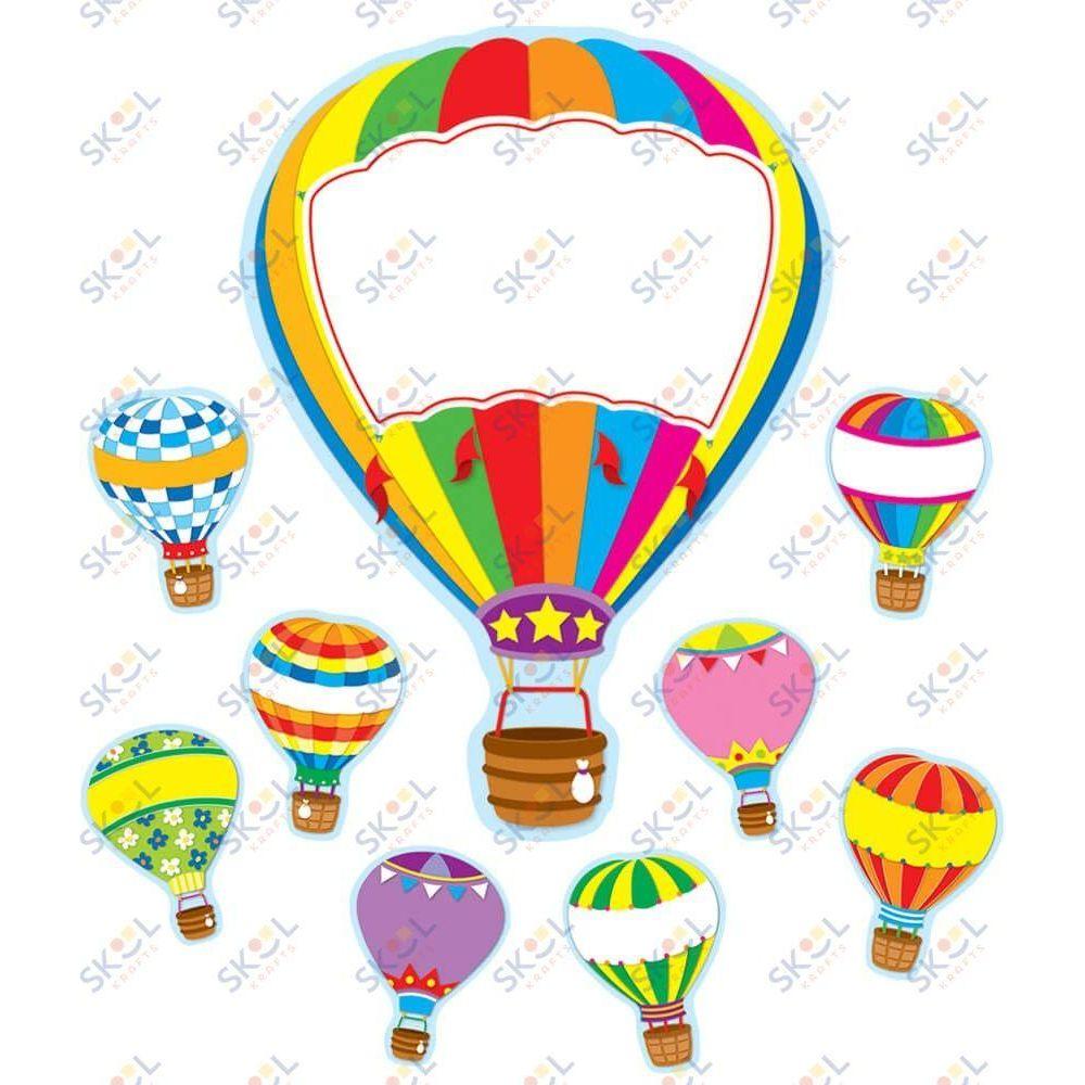Hot Air Balloon Bulletin Board Set Classrooms Brand – Skool Krafts