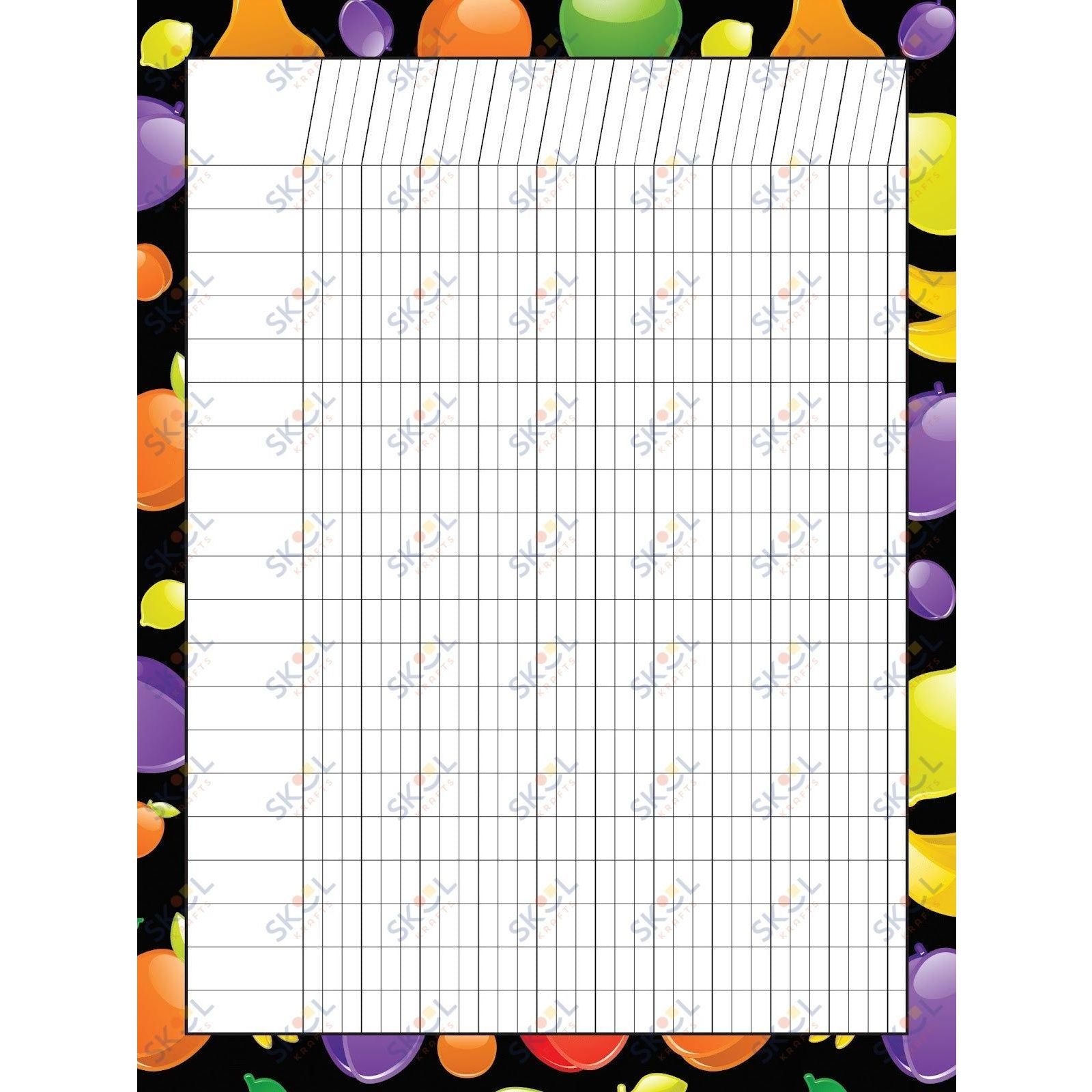 Fruit Incentive Chart 18x24 | Incentive Chart - Decorit – Skool Krafts