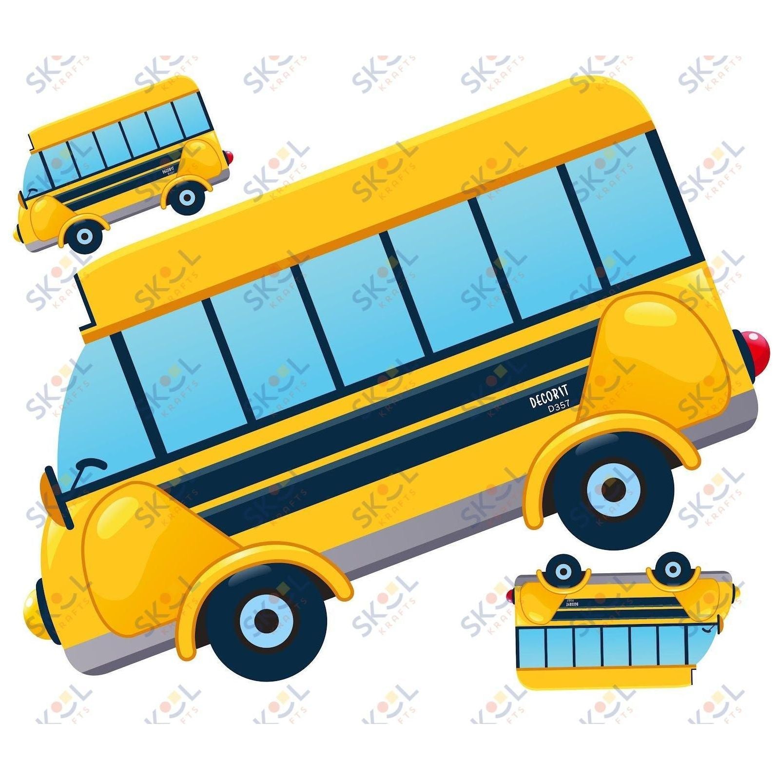 School Bus CENTERPIECE 24x28 – Skool Krafts