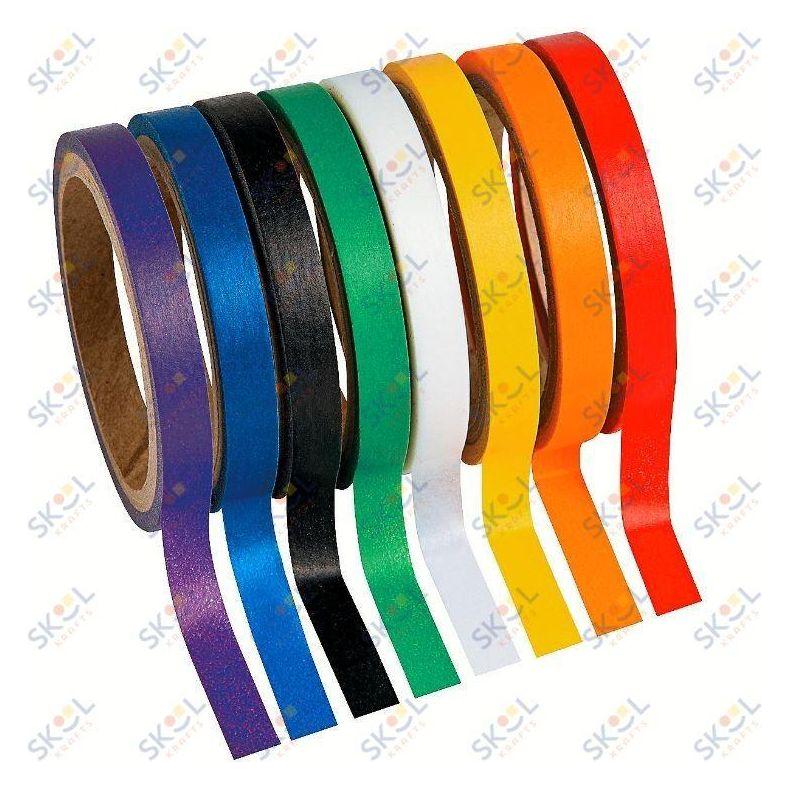Primary Solid Color Masking Tape 1/4" 8/pk – Skool Krafts