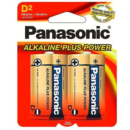 Panasonic D Battery 2pk | D Battery - Panasonic 2pk – Skool Krafts
