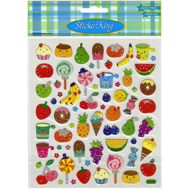 Fruit Face Scrapbook Stickers – Skool Krafts