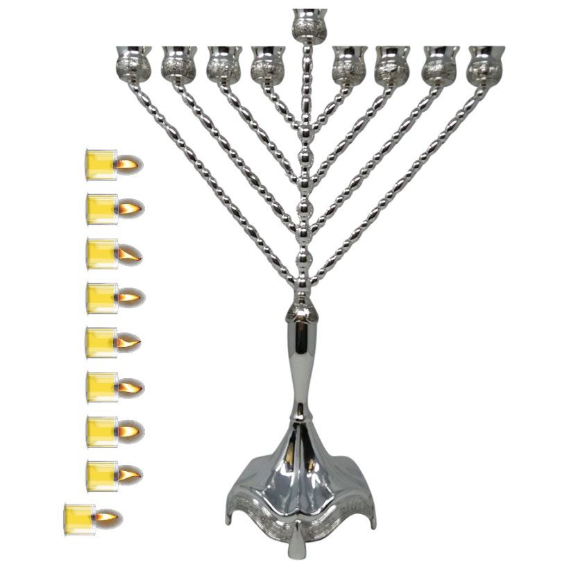 Menorah Centerpiece Laminated (Not cut out) – Skool Krafts