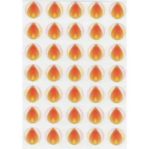 Stickers Flames 3/4" 10 Sheets – Skool Krafts
