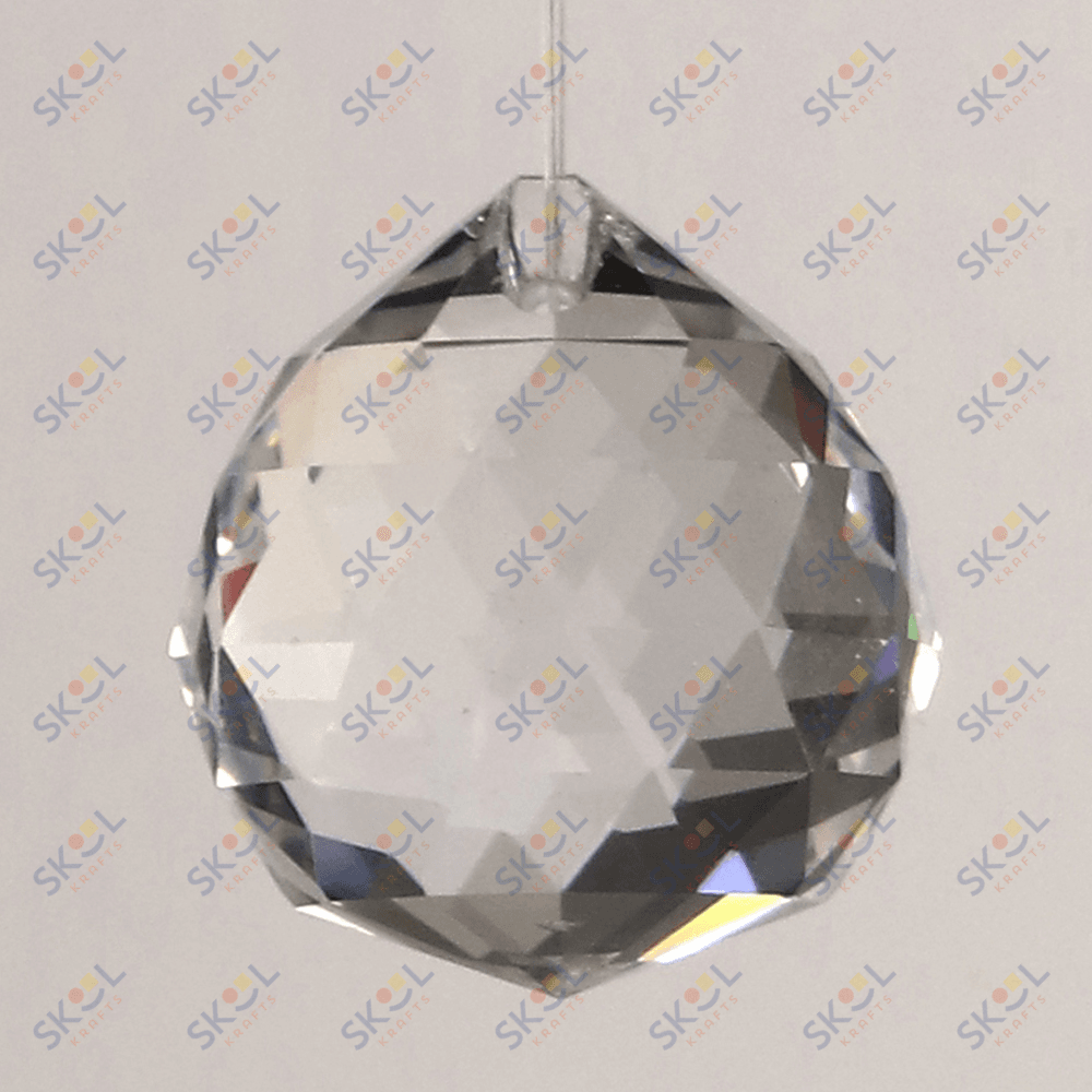 Crystal Ball Drops 30mm 15 Pack Glass Crystals – Skool Krafts