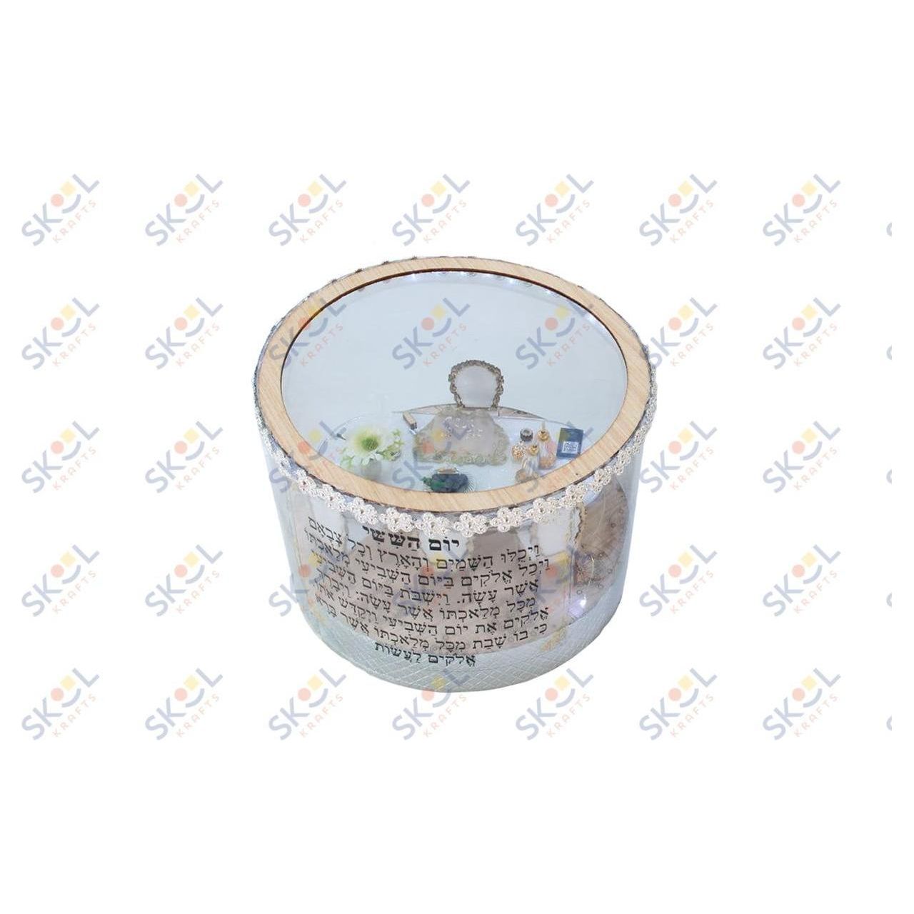 Shabbos Table Full Set With Light Level 2 – Skool Krafts