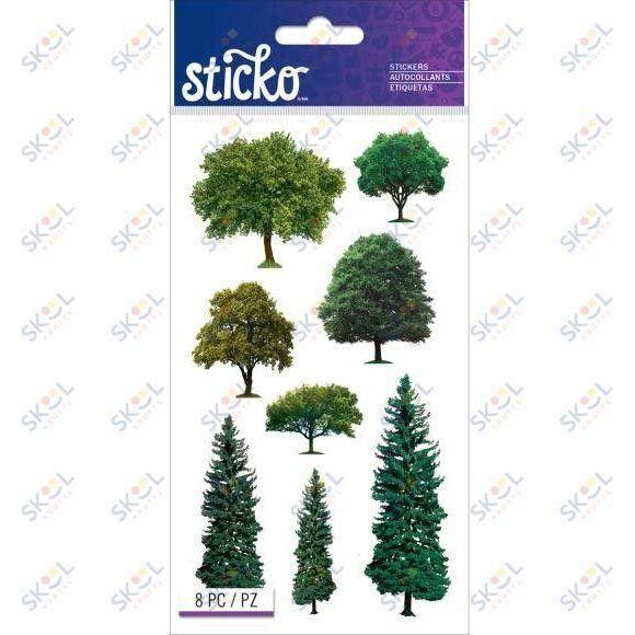 Tree Scrapbook Stickers – Skool Krafts