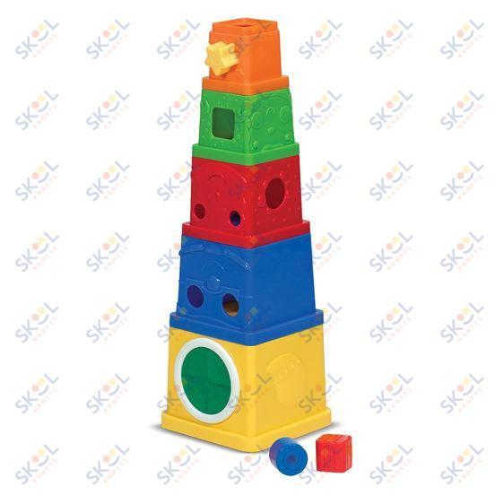 Stacking Blocks Set Learning Toy – Skool Krafts